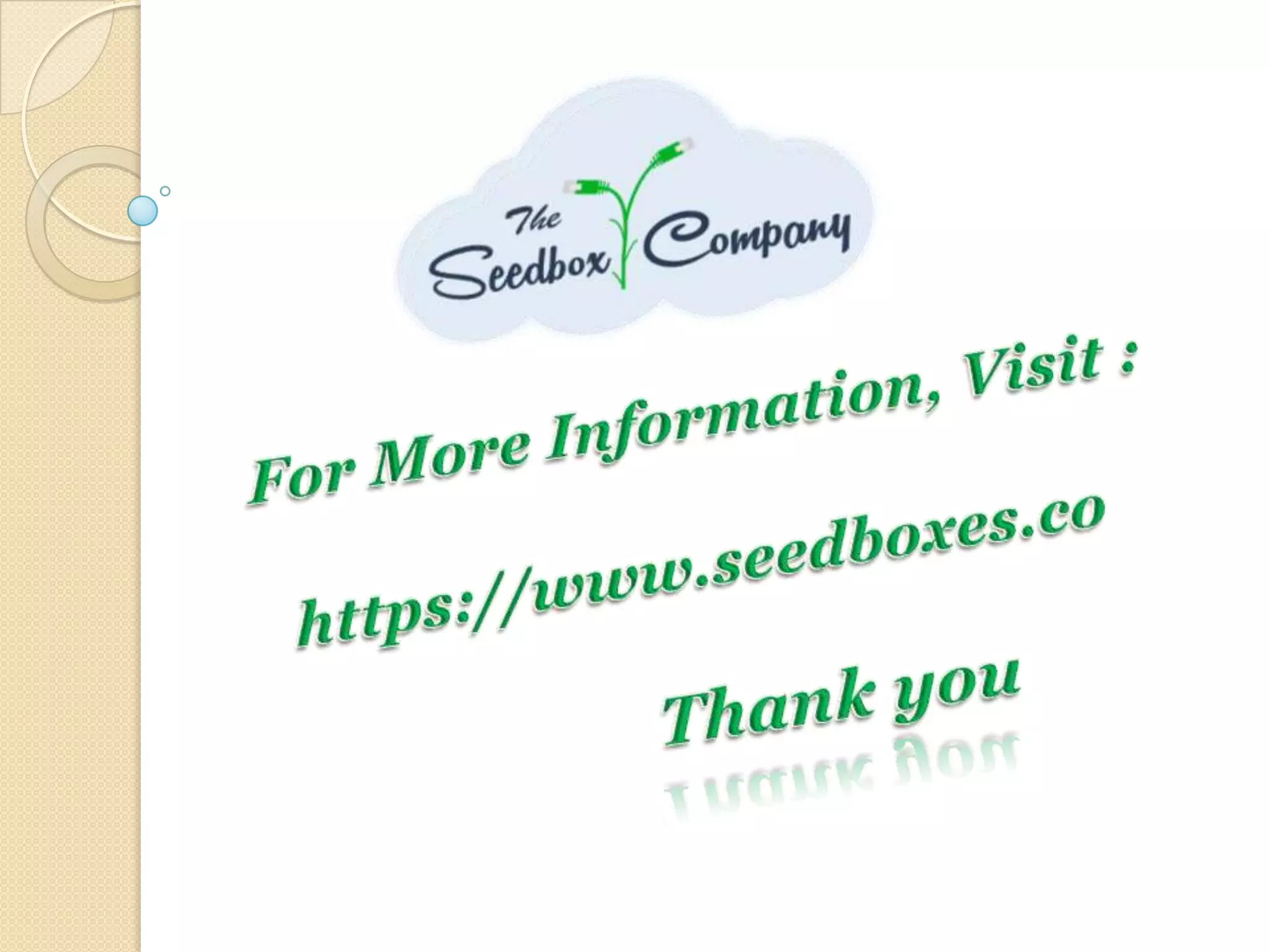Seed box | PPT