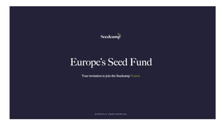 Seedcamp Fund VI Fundraising Deck | PDF