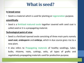 Seed certification | PPTX