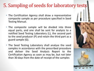 Seed certification | PPTX