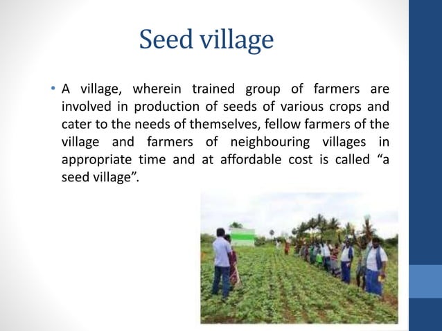 Seed certification | PPTX | Agriculture | Industries