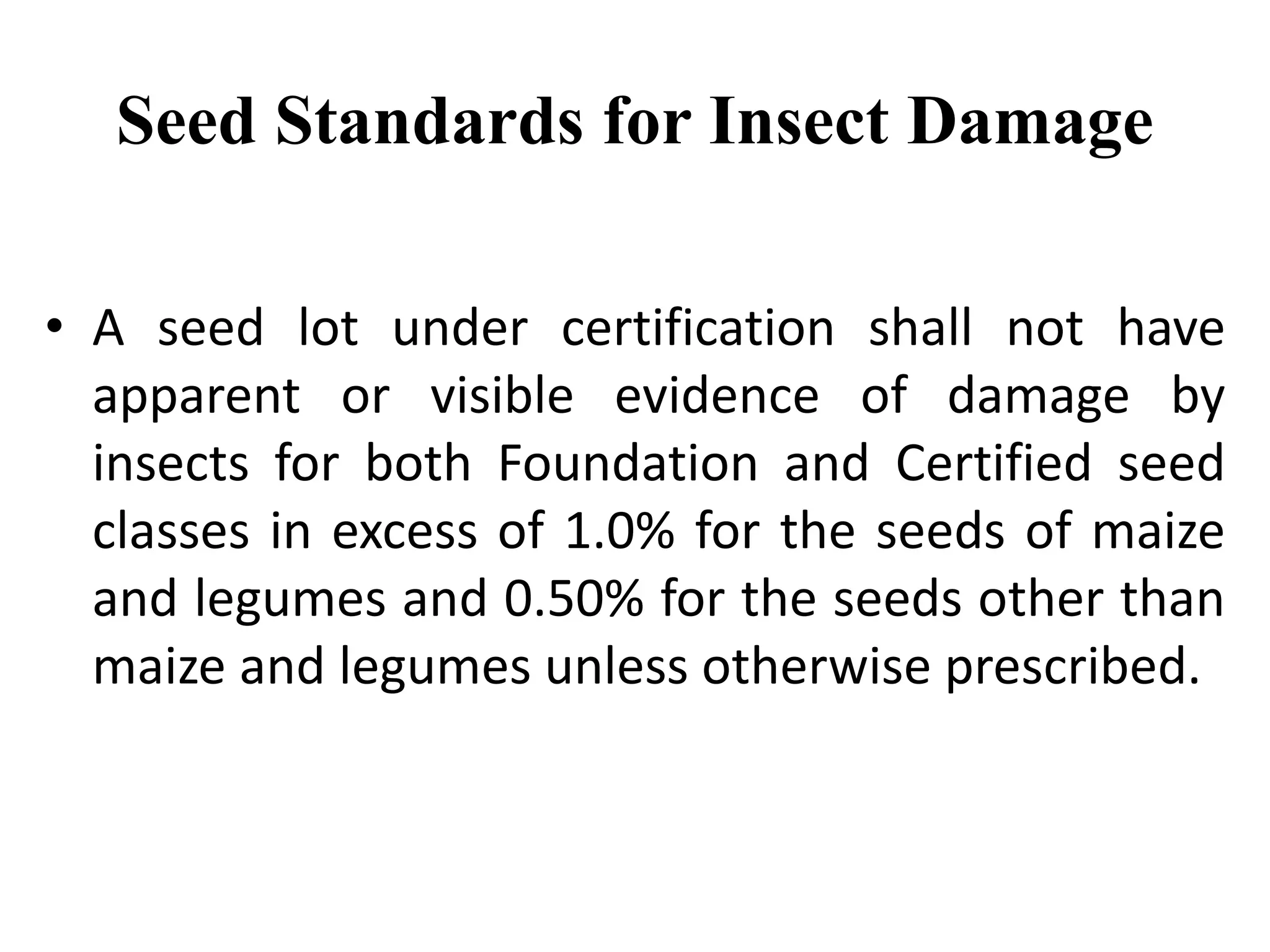 Seed certification procedure | PPTX