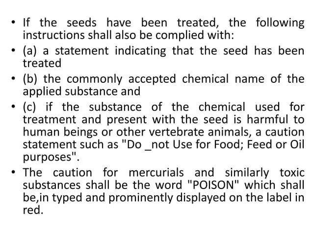 Seed certification procedure | PPTX