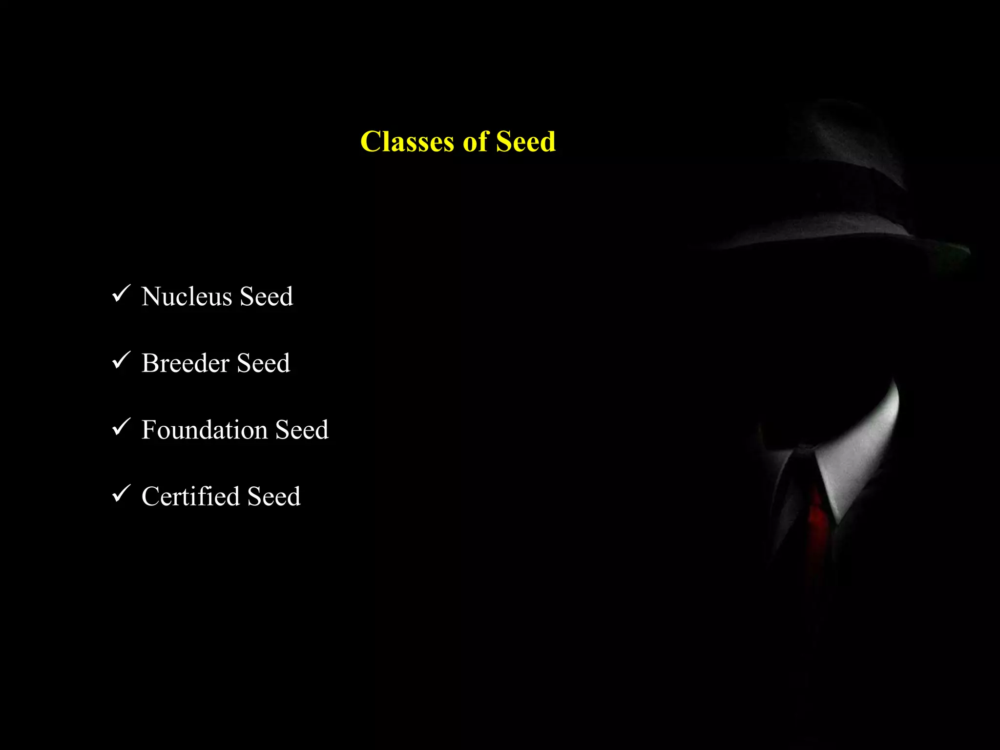 Classes of Seeds | PPTX