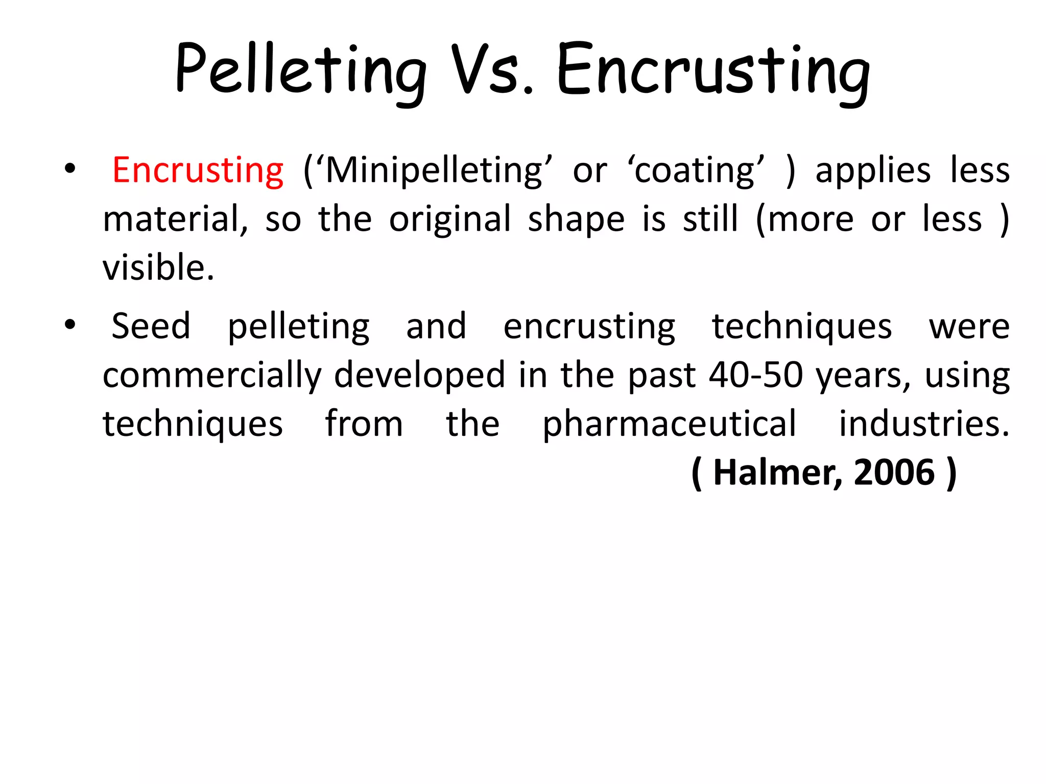 Seed coating a tool for quality seed production | PPTX
