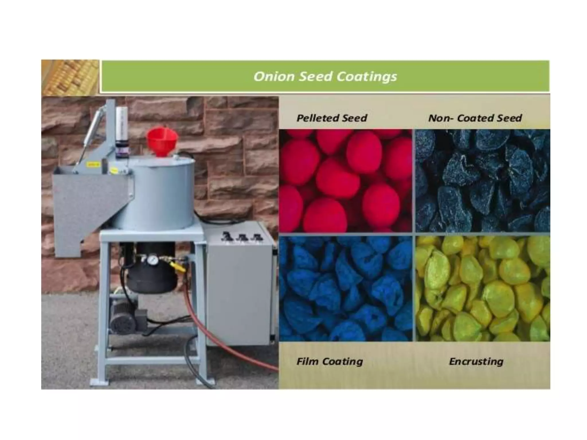 Seed coating a tool for quality seed production | PPTX