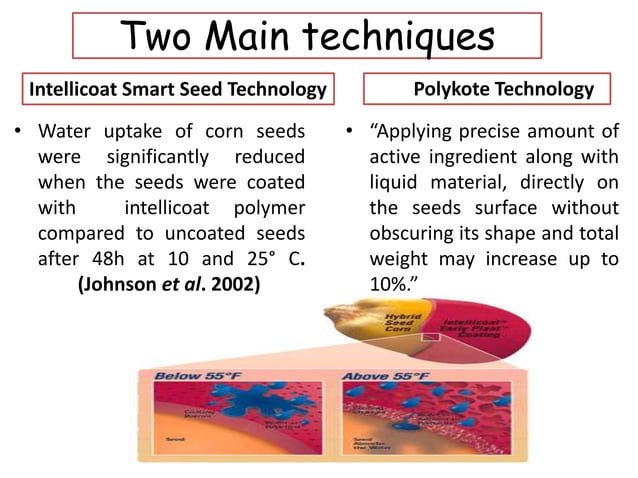 Seed coating a tool for quality seed production | PPTX