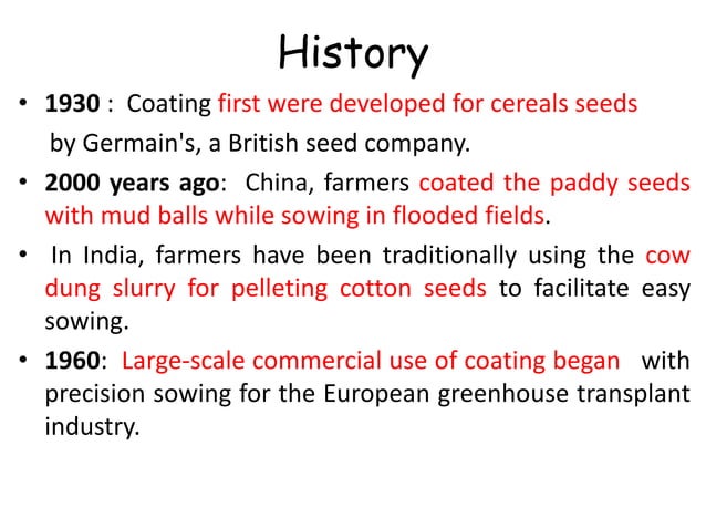 Seed coating a tool for quality seed production | PPTX