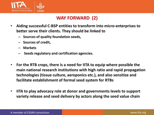 Delivery of Improved varieties/hybrids to farmers | PPT Delivery of Improved varieties/hybrids to farmers | PPT