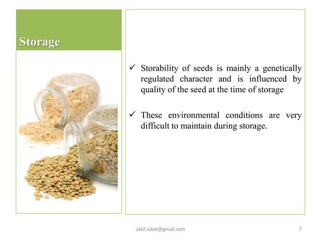 Seed Deterioration And Enhancement Pptx Agriculture Industries