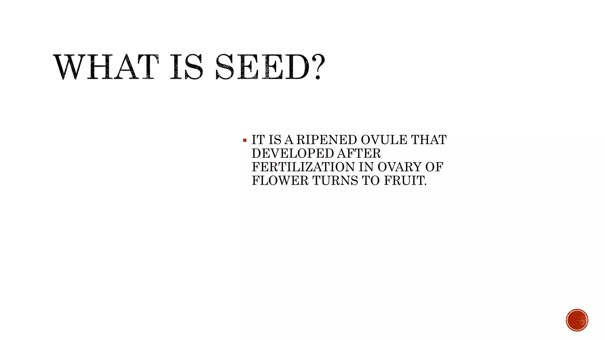 Seed development | PPTX