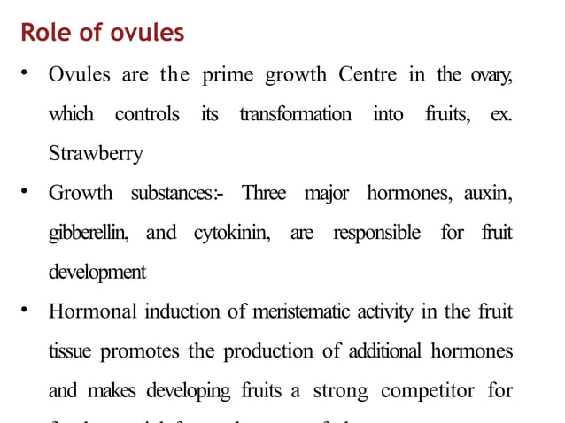 Seed development and fruit growth, biochemistry and molecular biology.pptx