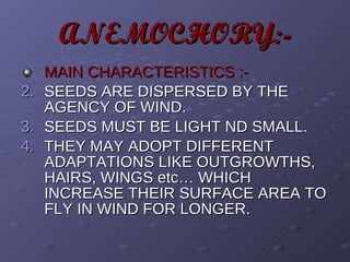 Seed Dispersal | PPT