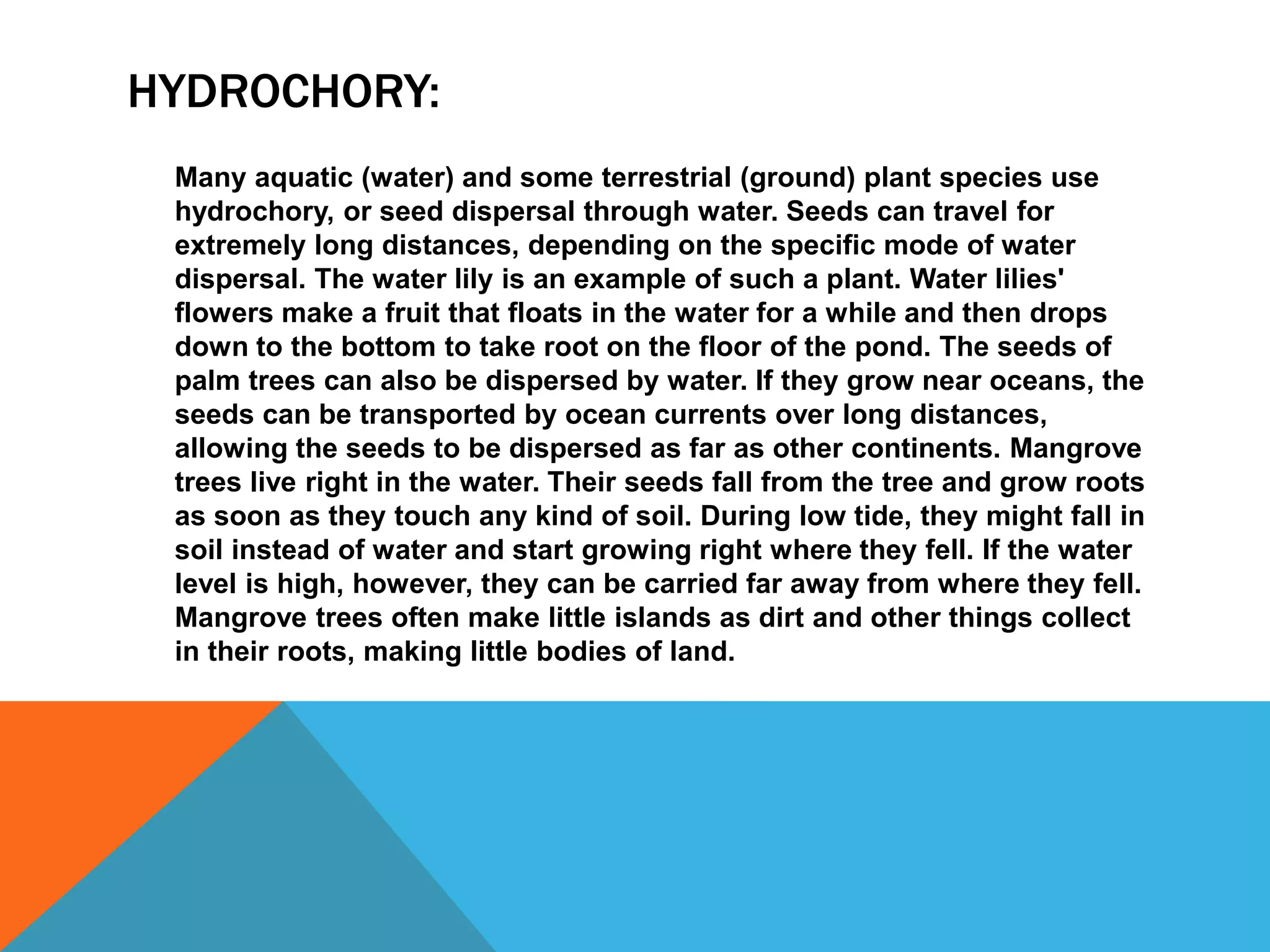 Seed dispersal By Mr Allah Dad Khan Specialist INRM FATA Secretriat | PPTX