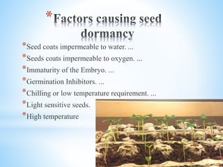 seed dormaancy | PPTX