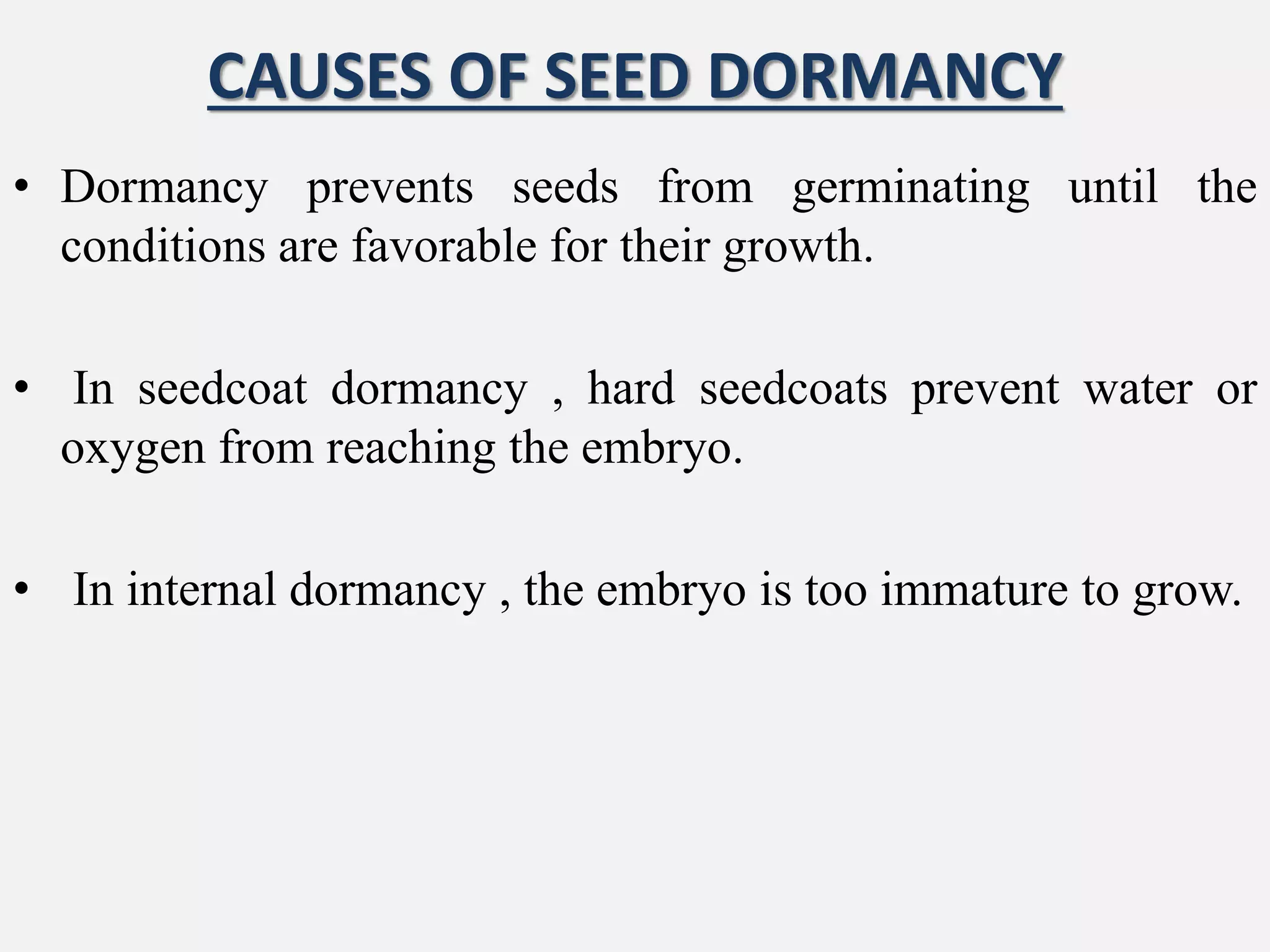 Seed dormancy | PPTX