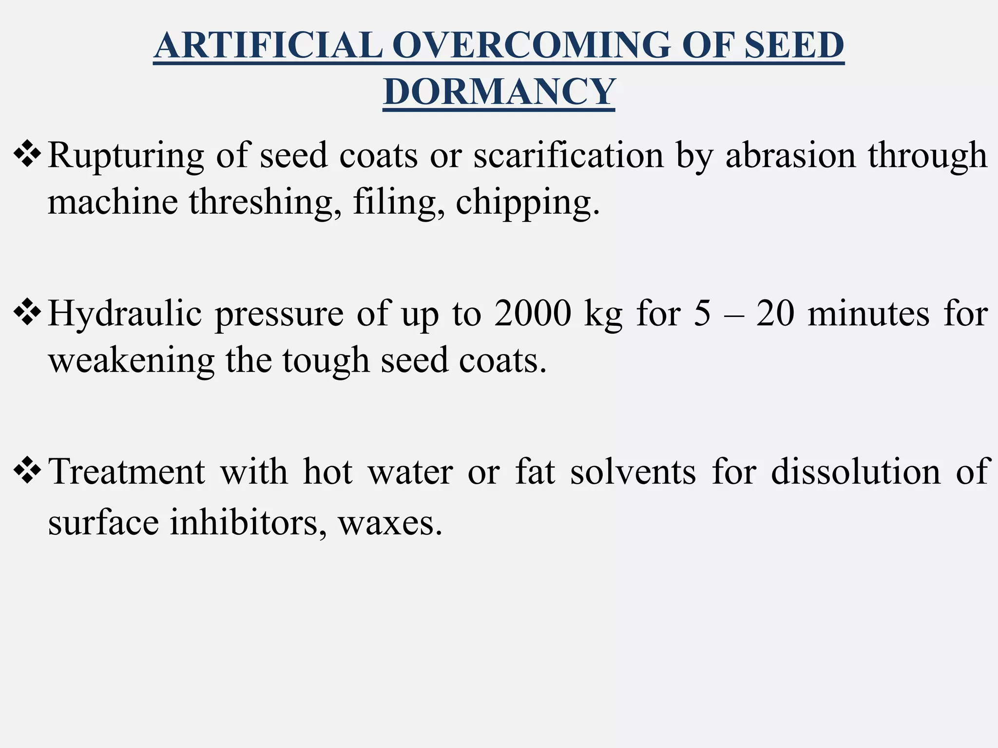 Seed dormancy | PPTX