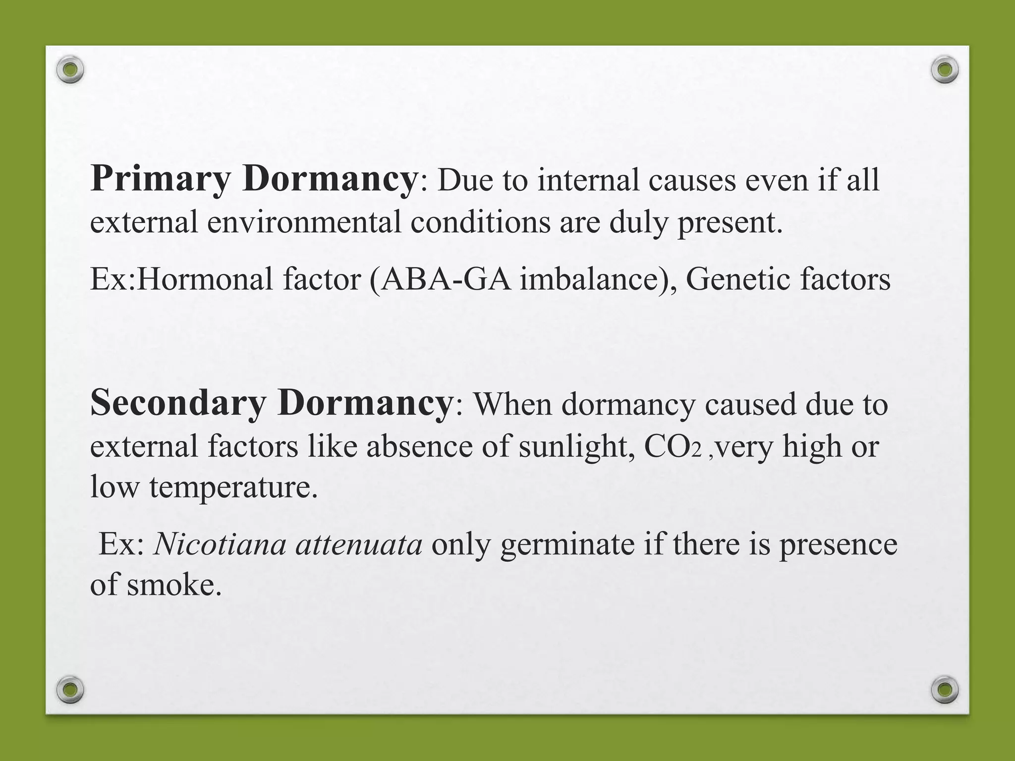 Seed dormancy | PPTX
