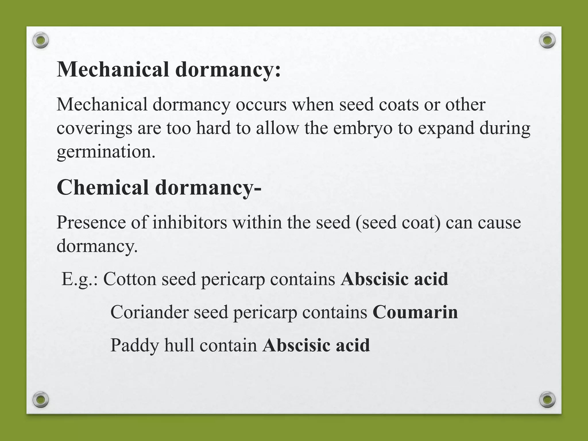 Seed dormancy | PPTX
