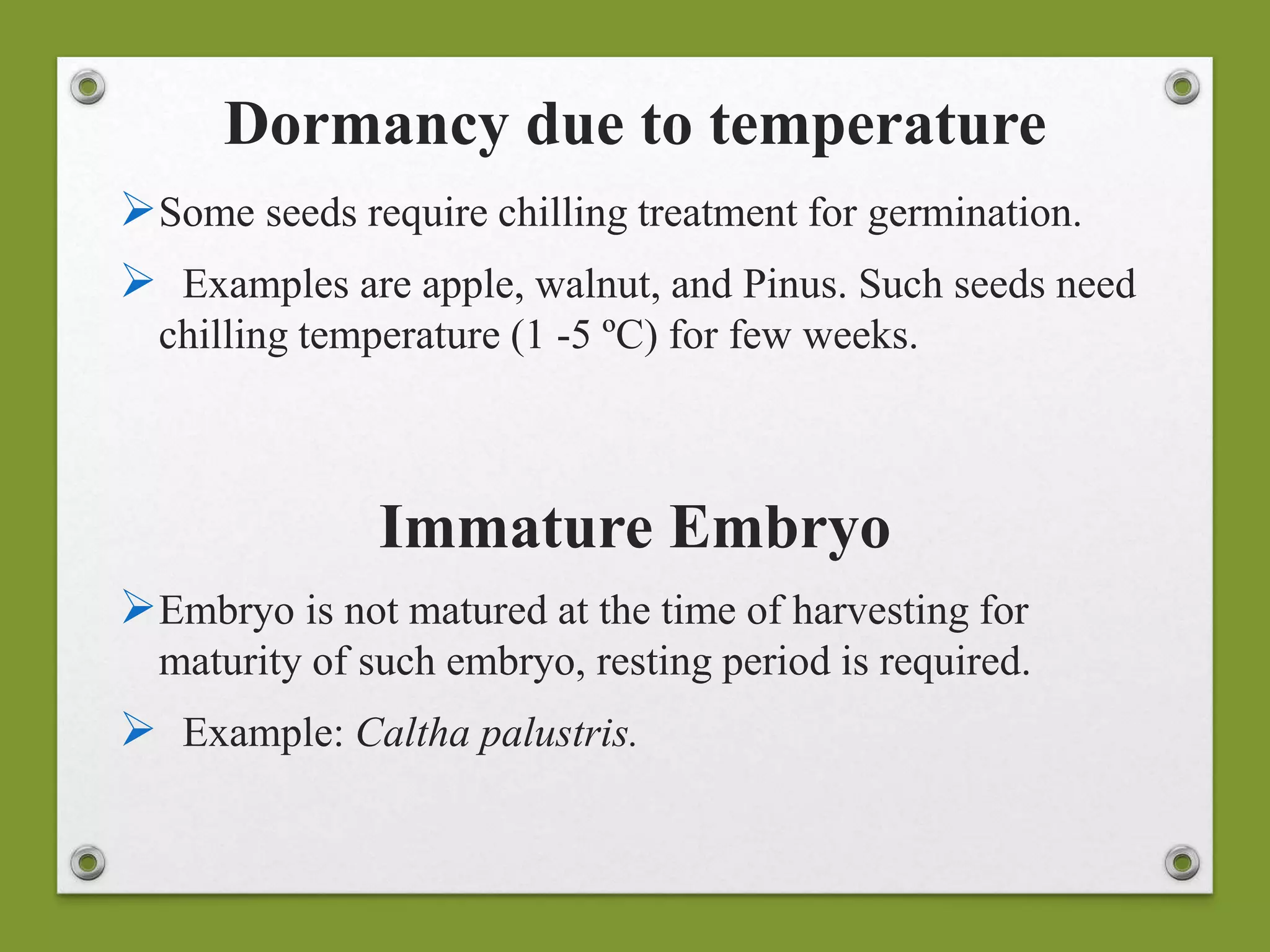 Seed dormancy | PPTX