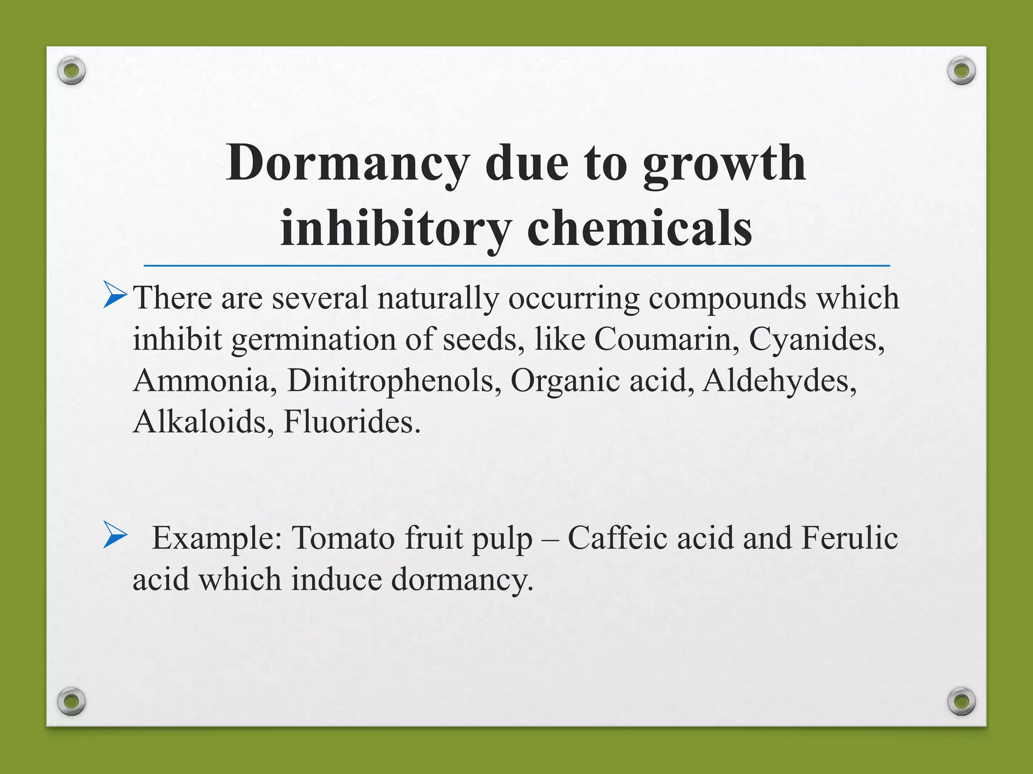 Seed dormancy | PPTX