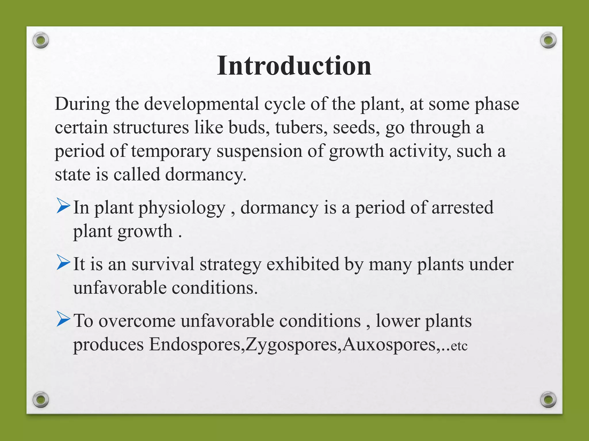 Seed dormancy | PPTX