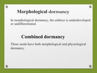 Seed dormancy | PPTX
