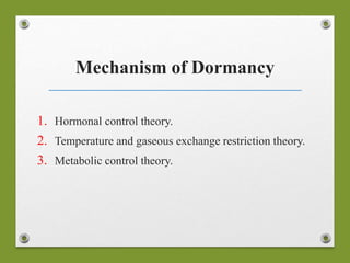 Seed dormancy | PPTX