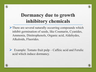 Seed dormancy | PPTX