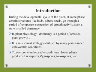 Seed dormancy | PPTX