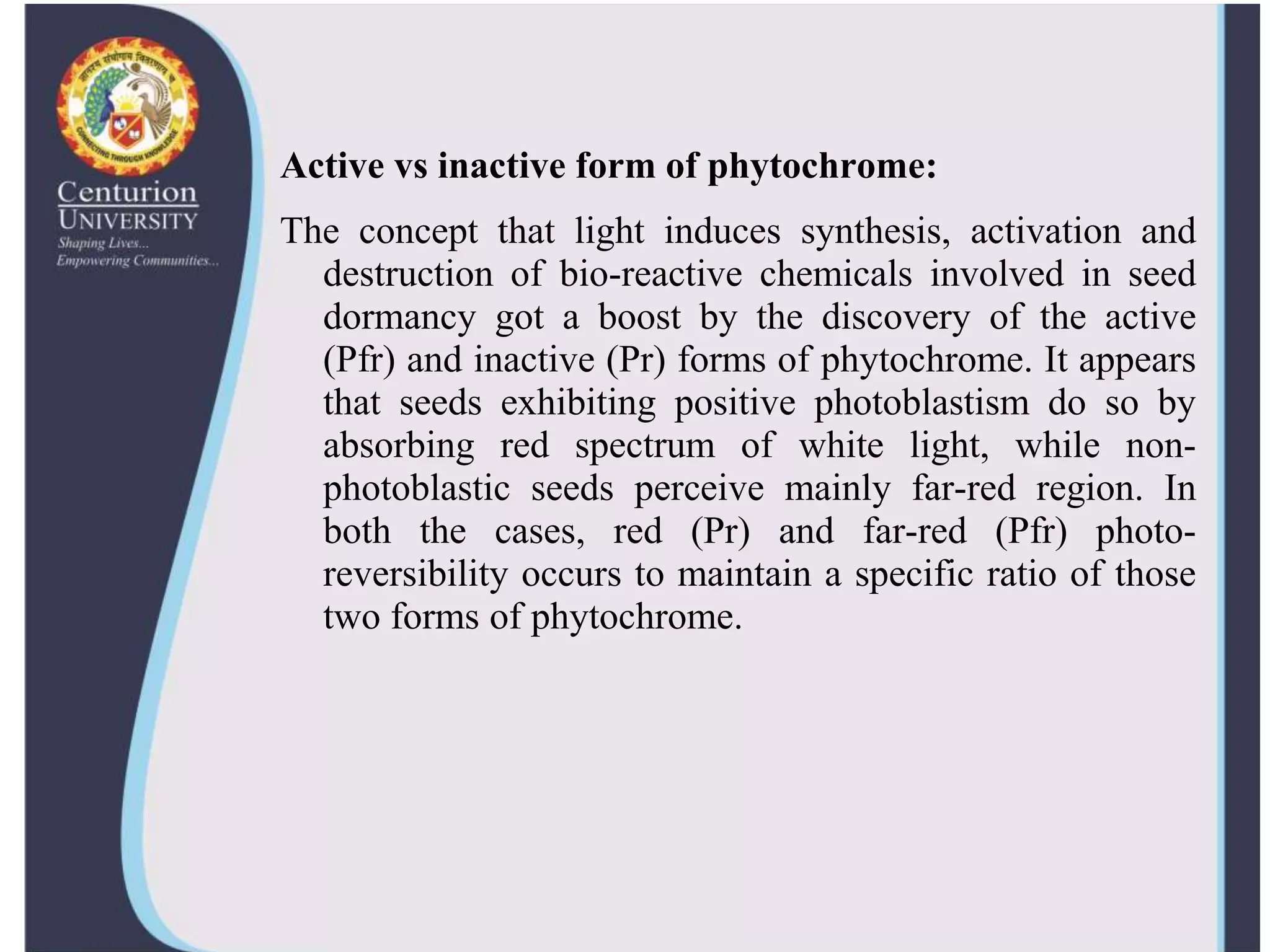 Seed dormancy | PPTX