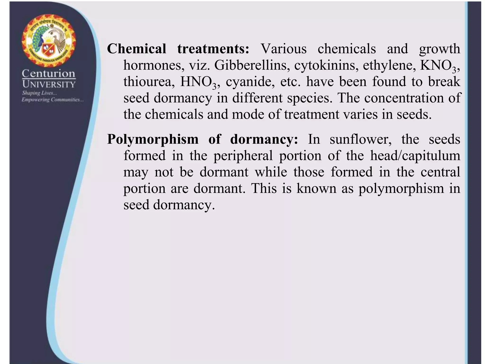 Seed dormancy | PPTX