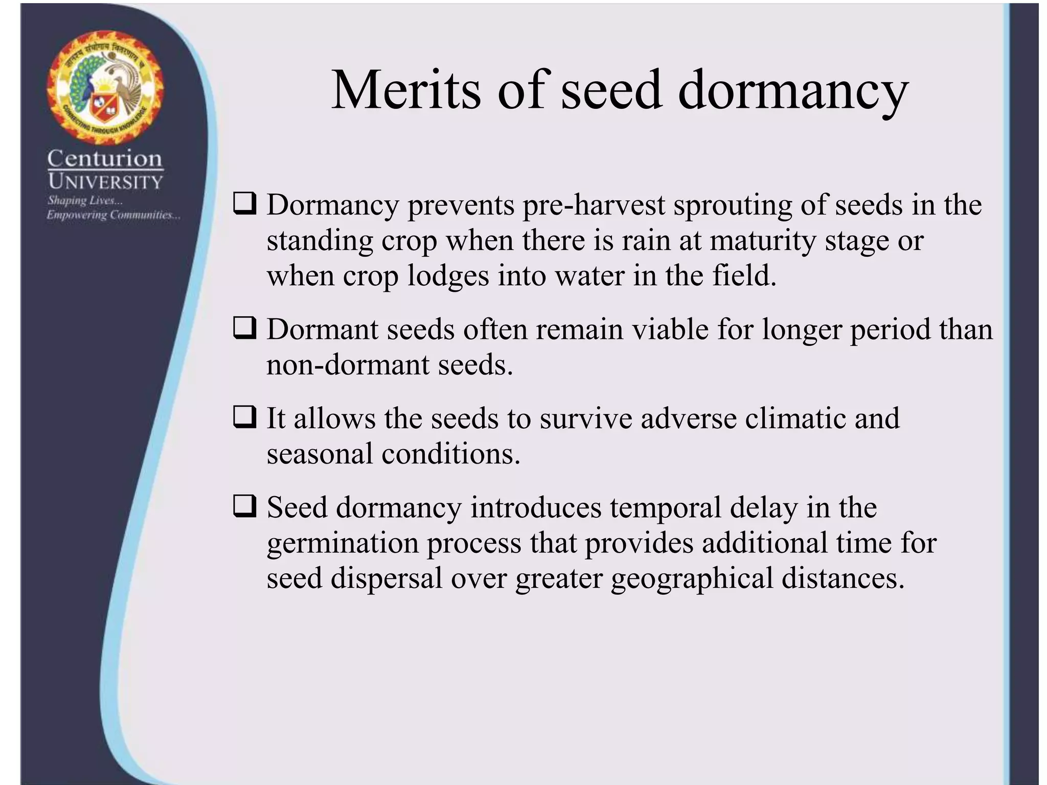 Seed dormancy | PPTX