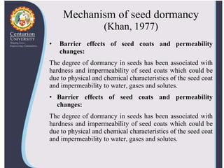Seed dormancy | PPTX