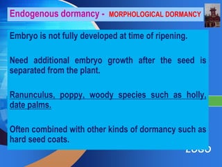 Seed dormancy.ppt/Dr K Vanangamudi | PPT