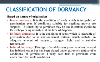 Seed dormancy plant propagation | PPT