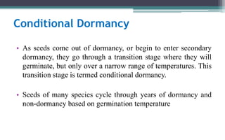 Seed dormancy plant propagation | PPT