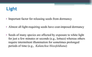 Seed dormancy plant propagation | PPT