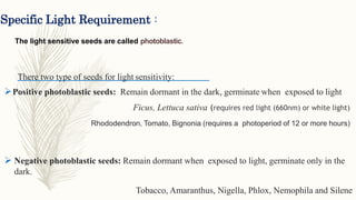 Seed dormancy, its causes and applicability | PPTX