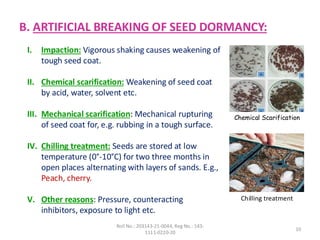 seed dormancy pdf for botany students, Life science students,college ...