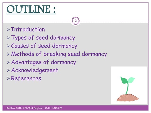 seed dormancy pdf for botany students, Life science students,college ...