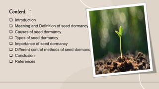 SEED DORMANCY vishal.pptx