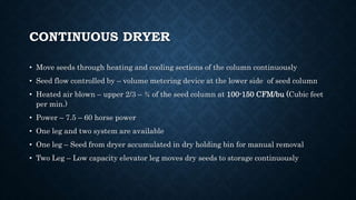 Seed Dryers | PPT