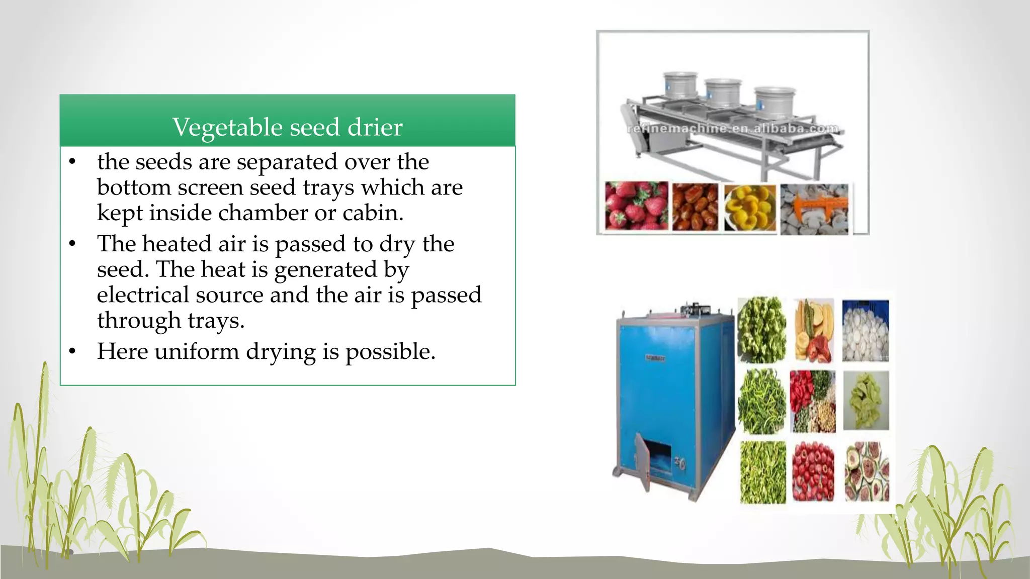 Seed drying and it's methods | PPTX