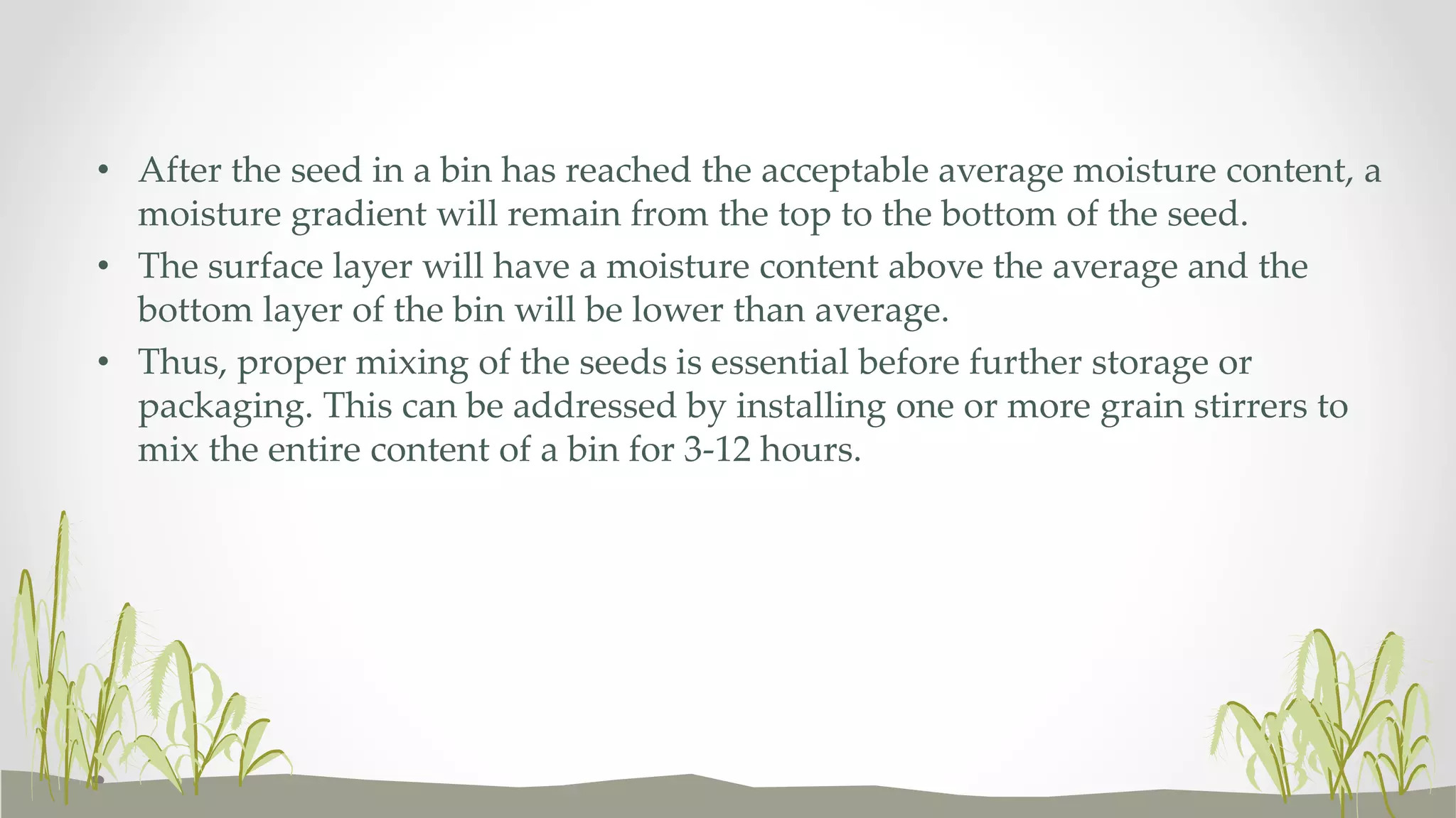 Seed drying and it's methods | PPTX