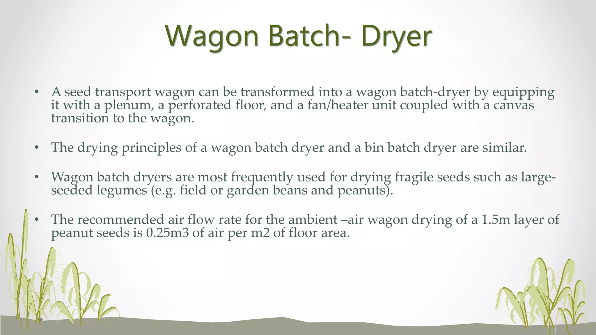 Seed drying and it's methods | PPTX