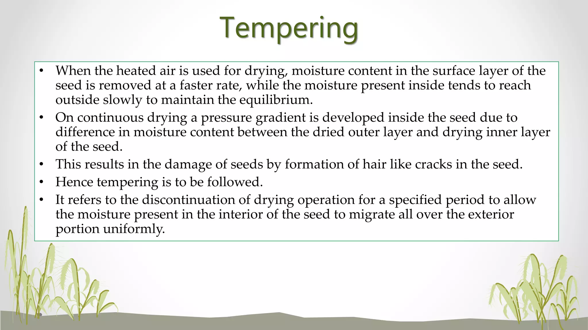 Seed drying and it's methods | PPTX