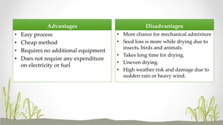 Seed drying and it's methods | PPTX