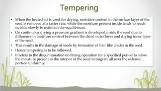 Seed drying and it's methods | PPTX