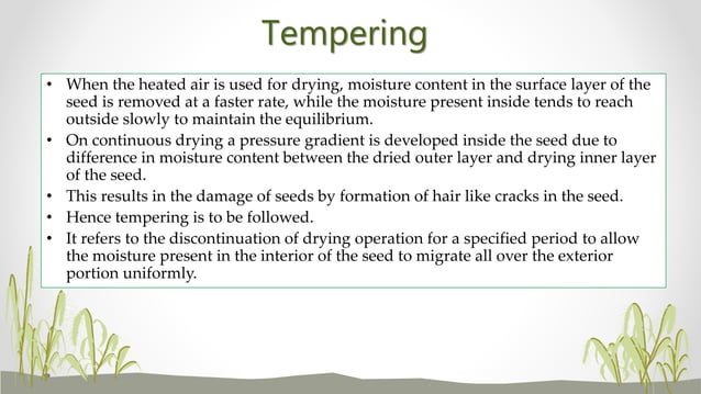 Seed drying and it's methods | PPTX | Gardening | Home & Garden